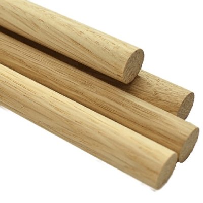 3/4" x 48" White Oak Dowels > White Oak Dowel Rods > Wood-Dowel